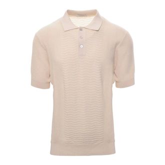 Paolo Pecora Homme, Tops, Beige, Taille: L Polo Chemises