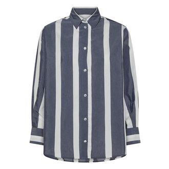 Cruna Femme, Blouses et Chemises, Bleu, Taille: 36 FR Osaka Shirt