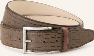 Lindenmann Lindenmann Lederg&uuml;rtel braun