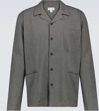 Sunspel Pyjama-Hemd aus Baumwolle