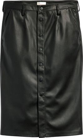 Levi's Womens Faux Pencil SKRT Blacks, Leather Night, 23