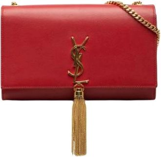 Saint Laurent Pre-owned The Kate Sac Bandouli&egrave;re - Femme - Pre-owned - Rouge - Taille: ONE Size