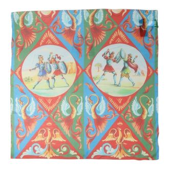 Dolce & Gabbana Foulard Carr&eacute; Imprim&eacute; en Soie - Femme - Accessoires - Multicolore - Taille: ONE Size