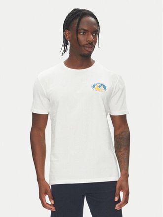 Quiksilver T-Shirt Ev Flower Chaos Ss EQYZT08050 Weiß Regular Fit