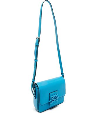 Karl Lagerfeld K/Autograph leather cross body bag - Blau