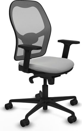 Piqueras y Crespo Jorquera Schreibtischstuhl mit 2D-Armlehnen, h&ouml;henverstellbare Lendenwirbelst&uuml;tze, ausgestattet mit 5 Positionen und injiziertem Schaum. Mit Rollen vo
