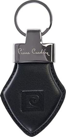 Pierre Cardin Porte-clés, cuir véritable, hommes, hommes, femmes, unisexe, dames, mince, mince, petit, rfid, cadeau, garçon, fille, beau