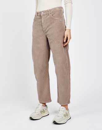 Gang 5-Pocket-Jeans GANG 94IDA, Damen, Gr. 26, N-Gr, beige (light taupe), Denim/Jeans, Obermaterial: 98% Baumwolle, 2% Elasthan, Ballonform kn&ouml;chelfrei, Je