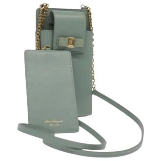Ferragamo Sac bandouli&egrave;re Pre-owned - Femme - Pre-owned - Bleu - Taille: ONE Size