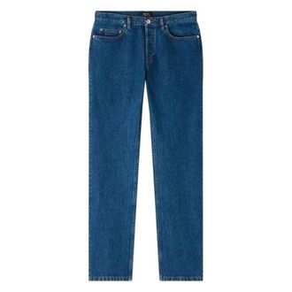 Dries Van Noten Homme, Jeans, Bleu, Taille: W32 Jean Coupe Droite