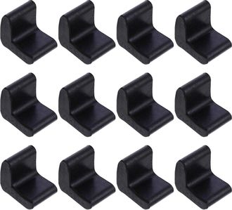SOLUSTRE Alipis 30 St&uuml;ck Teiliges Gummi Winkel Eisen Schutzkappen M&ouml;bel Bodenschoner rutschfest f&uuml;r Tisch Regal Rahmen Eckschutz Langlebig Vielseitig f&uuml;r Wohn 