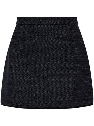 The Mannei minijupe en tweed - Noir