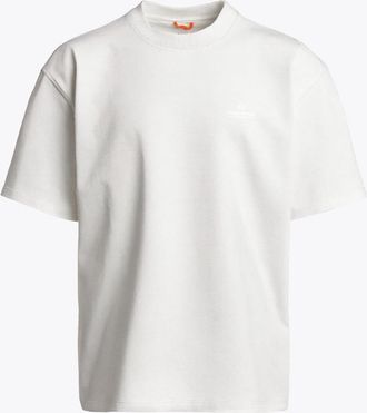 Parajumpers T-Shirt aus schwerem Baumwolljersey, Oversized geschnitten in