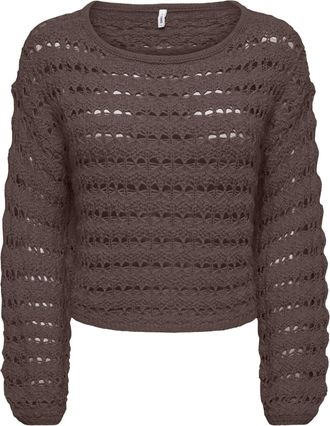 Only Onlgeena Ls O-Neck Pattern Loose Cc KNT