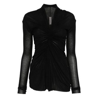 Rick Owens Femme, Tops, Noir, Taille: 40 FR Radiance LS Top