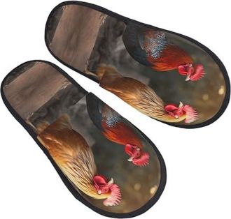 Generic Pantoufles En Coton Coq Et Poulet Épais Slippers Anti Odeur Pantoufles Pour De Camping Outdoor Hôtels L
