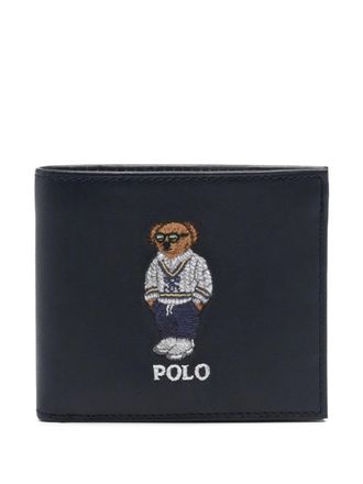 Polo Ralph Lauren portefeuille à motif Polo Bear - Bleu