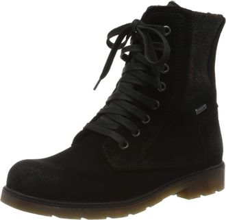 D&auml;umling M&auml;dchen Buda Stiefeletten, Schwarz (Jackson Schwarz 70)