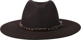 Golden Goose Woll Fedora Hut mit breiter Krempe - - Accessories - Damen - Braun - M