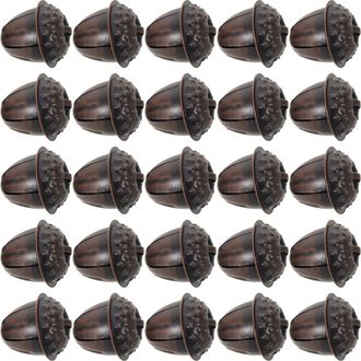 TOPBATHY Toyvian 25st&uuml;cke Kleine Tiergl&ouml;ckchen aus Metall f&uuml;r Weihnachtsdeko Vintage-h&auml;ngeornamente als Bastelbedarf und Windspielteile Miniatur-Glocken zur De