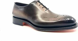 Santoni Herren, Schuhe, Braun, 42 1/2 EUGr&ouml;&szlig;e
