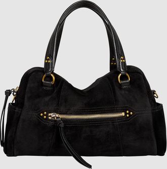 Jerome Dreyfuss Sac Lucky Bowling Cuir Noir