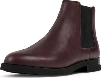 Camper Damen Iman K400299 Chelsea Bootie, Burgund 024, 40 EU