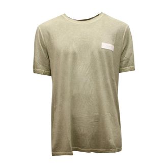 Dondup Us198 Maglia MA Delav&eacute; - - Tops - Herren - Gr&uuml;n - 2XL