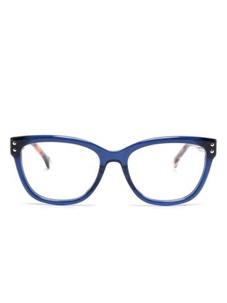 Carolina Herrera lunettes de vue à monture carrée - Bleu