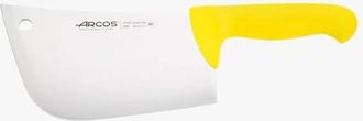 Arcos Fleischermesser aus Nitrum Edelstahl mit 19 cm Klinge - Professionelles Fleischermesser mit Ergonomischem Griff aus Polypropylen - Gelb, Serie 2900