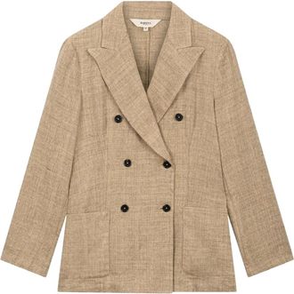 Barena Femme, Vestes, Beige, Taille: 36 FR Veste Crois&eacute;e