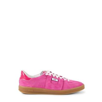 P448 Baskets Monza en cuir su&eacute;d&eacute;
