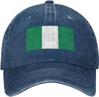 Generic Drapeau du Nig&eacute;ria Homme Femme Hip-Hop Cap sans D&eacute;formation Casquette Trucker Styl&eacute;e Casquette De Baseball pour Golf Sport Voyage