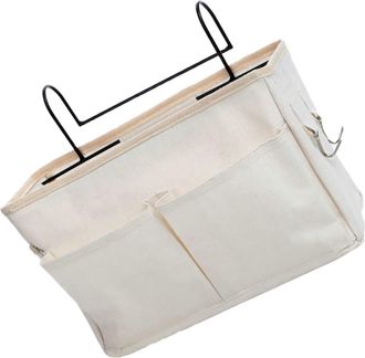 DOITOOL Praktische T&uuml;r r&uuml;ckseite Aufbewahrungstasche Wei&szlig; Wandmontierter H&auml;ngeorganizer f&uuml;r Schlafzimmer Wohnzimmer Schl&uuml;ssel Schmuck Handy Schuhe Ordentlich 