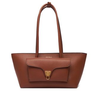 Coccinelle Handtasche Coccinelle T8A Coccinelle Double Beat E1 T8A 11 03 01 Braun