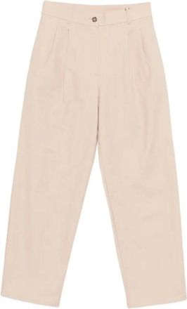 Calvin Klein Femme, Pantalons, Beige, Taille: 36 FR Wide Pantalons