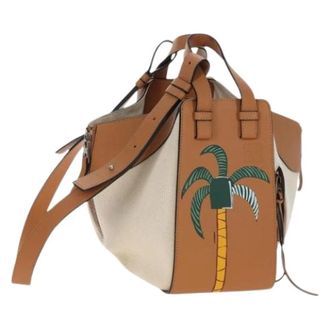 Loewe Pre-owned Canvas Tote Bag - - Pre-owned - Damen - Beige - ONE SIZE