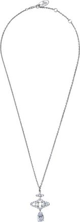 Vivienne Westwood Femme, Accessoires, Gris, Taille: ONE Size Olympia Drop Pendant Necklace