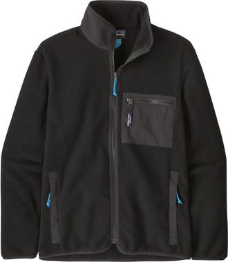 Patagonia Homme, Sport, Noir, Taille: XL Veste en polaire Synchilla