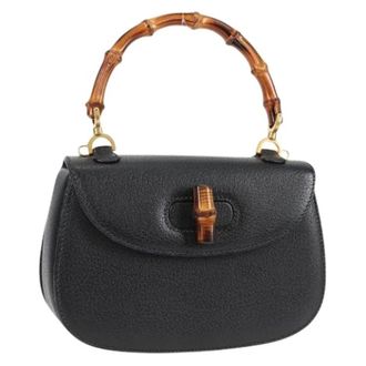 Gucci Pre-owned Cuir sacs-main - Femme - Pre-owned - Noir - Taille: ONE Size