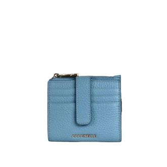 Coccinelle Femme, Accessoires, Bleu, Taille: ONE Size Metallic Soft Mini Wallet