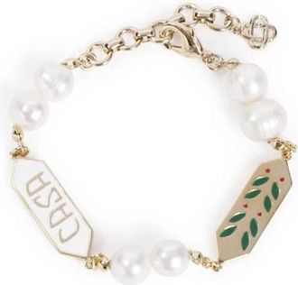 Casablanca Homme, Accessoires, Multicolore, Taille: ONE Size Laurel Pearl Bracelet