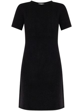 Lisa Yang robe en cachemire à manches courtes - Noir