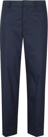 Department Five Department Five, Homme, Pantalons, Bleu, Taille: W33 Pantalon Large en Coton Bleu
