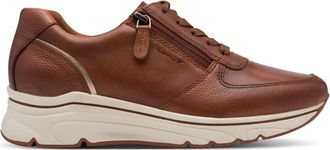 Tamaris Femme, Chaussures, Brun, Taille: 41 EU Baskets Marron Urban-Chic avec Double Fermeture &Eacute;clair