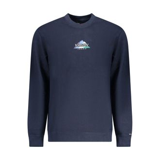 Tommy Hilfiger Blauer Baumwollpullover f&uuml;r Herren