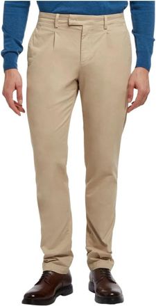 Brooks Brothers Homme, Pantalons, Beige, Taille: W32 Pantalon Slack en Twill de Coton