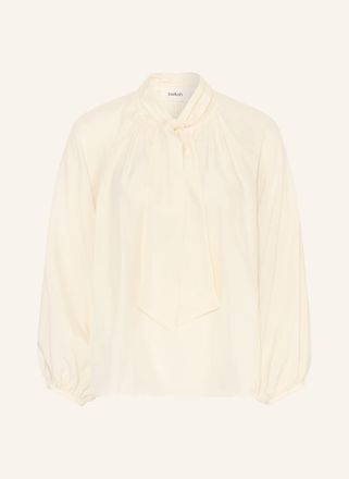 BA&SH Ba&Sh Schluppenbluse Hermine Aus Seide weiss