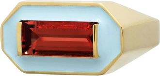 Aliita Aliita, Femme, Accessoires, Jaune, Taille: 52 MM 30s Deco Ring