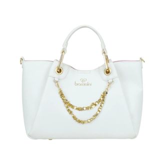 Braccialini Femme, Sacs, Blanc, Taille: ONE Size Amy Handbag